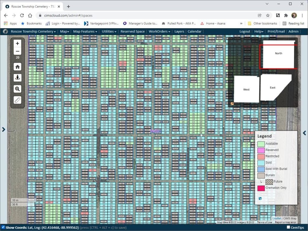 Roscoe Township Cemeteries — Roscoe, IL - CIMS Cemetery Software